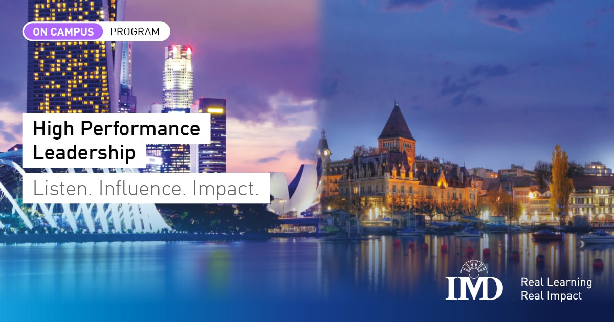 High Performance Leadership - Impact on you career