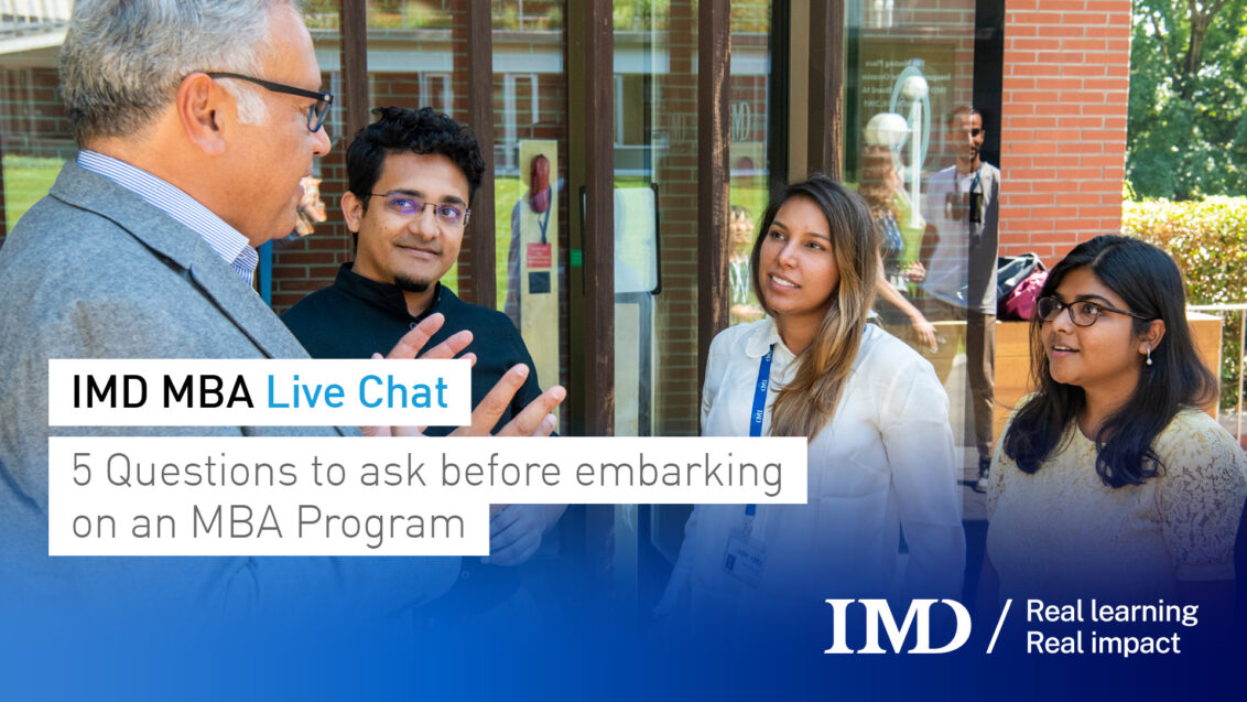 IMD MBA Events - Master of Business Adminitsration