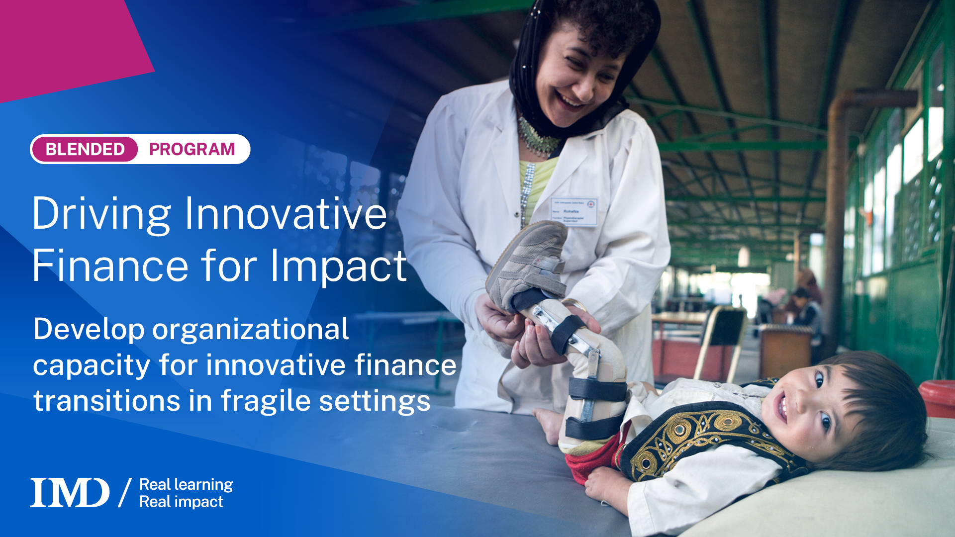 Driving Innovative Finance for Impact - Innovative Finance IMD Program
