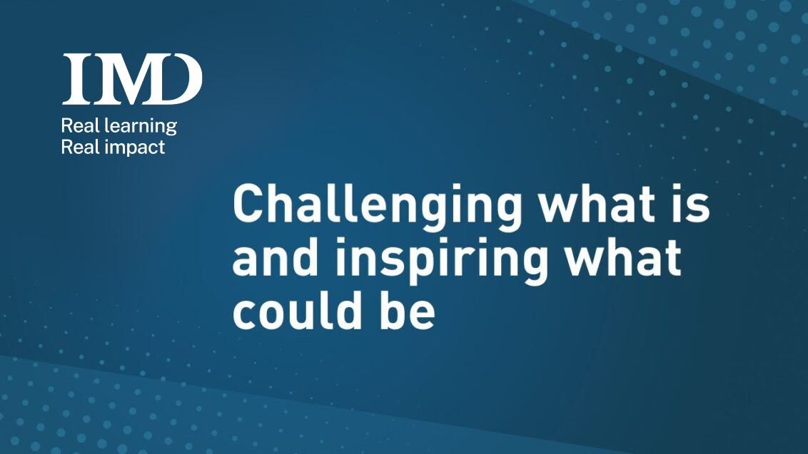 Recruitment - IMD business school for management and leadership courses