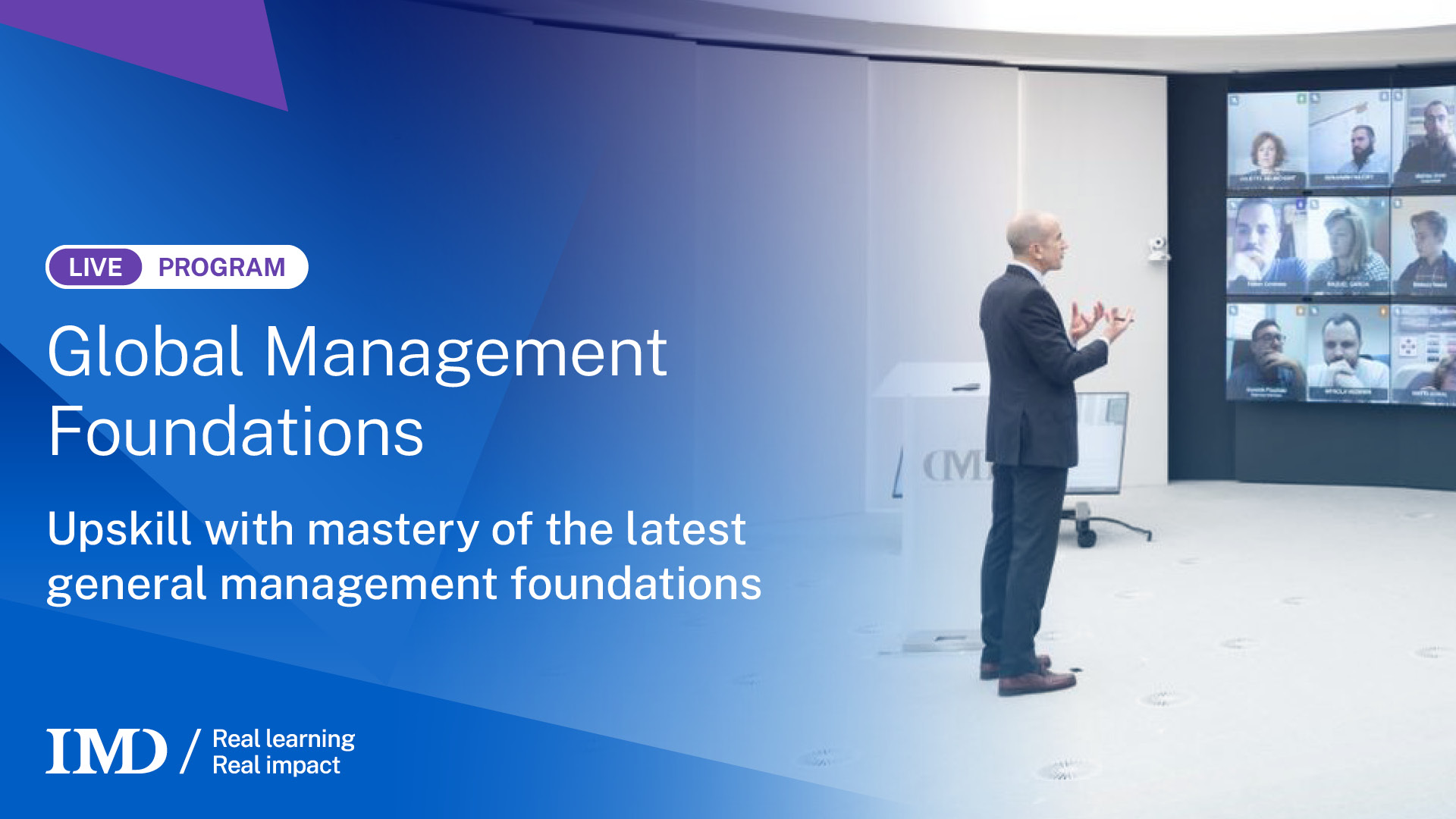 Global Management Foundations program - Meet your Program Director