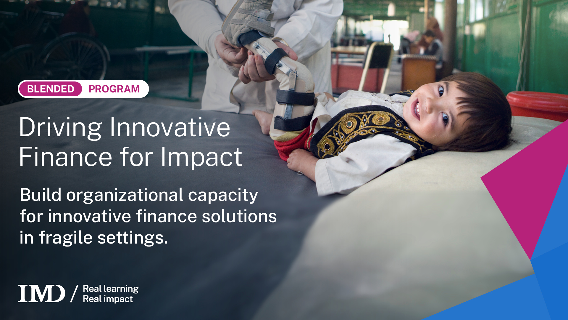 Driving Innovative Finance for Impact - Innovative Finance IMD Program