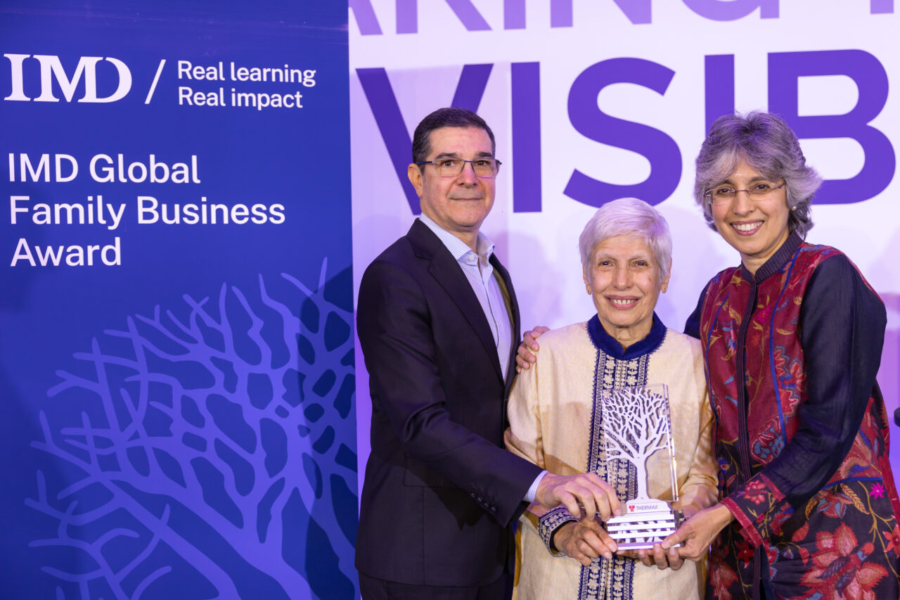 Thermax, from India, is the winner of the 2023 IMD Global Family Business Award - IMD business ...