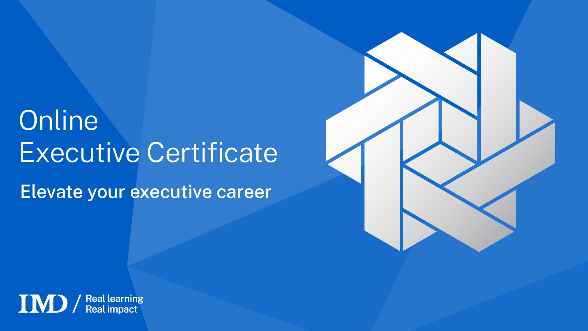 IMD Business School - Online Executive Certificate