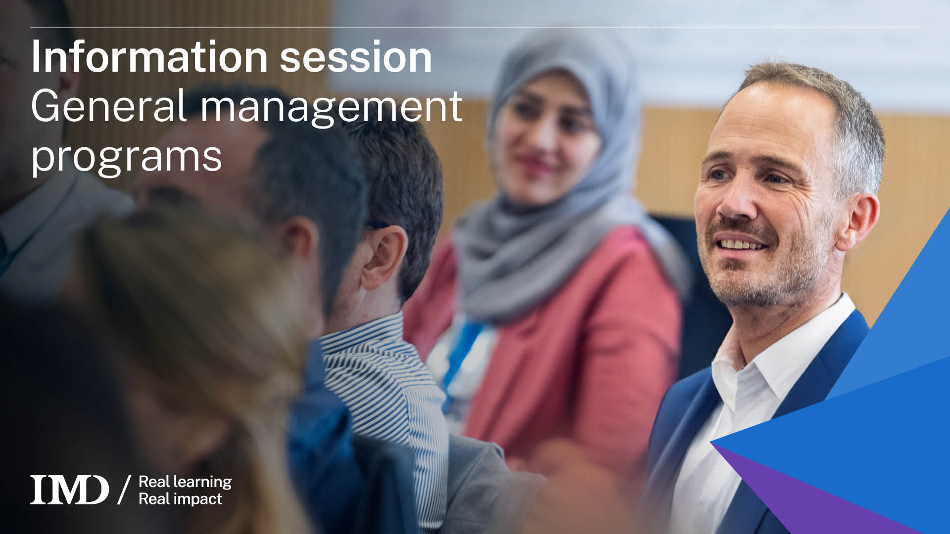 General Management Programs - IMD Business School