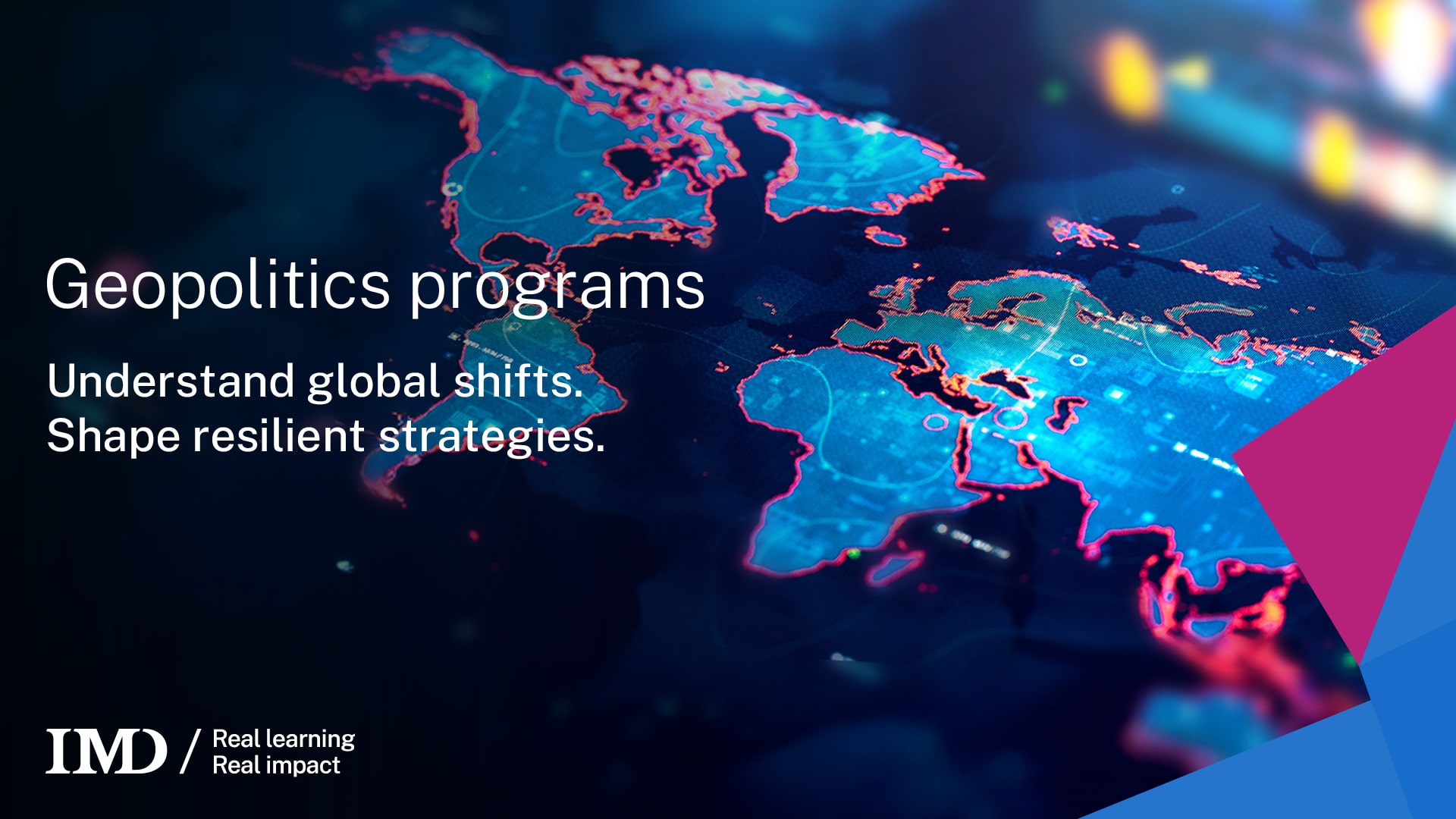 Geopolitics Programs - Exec Education - IMD Business School
