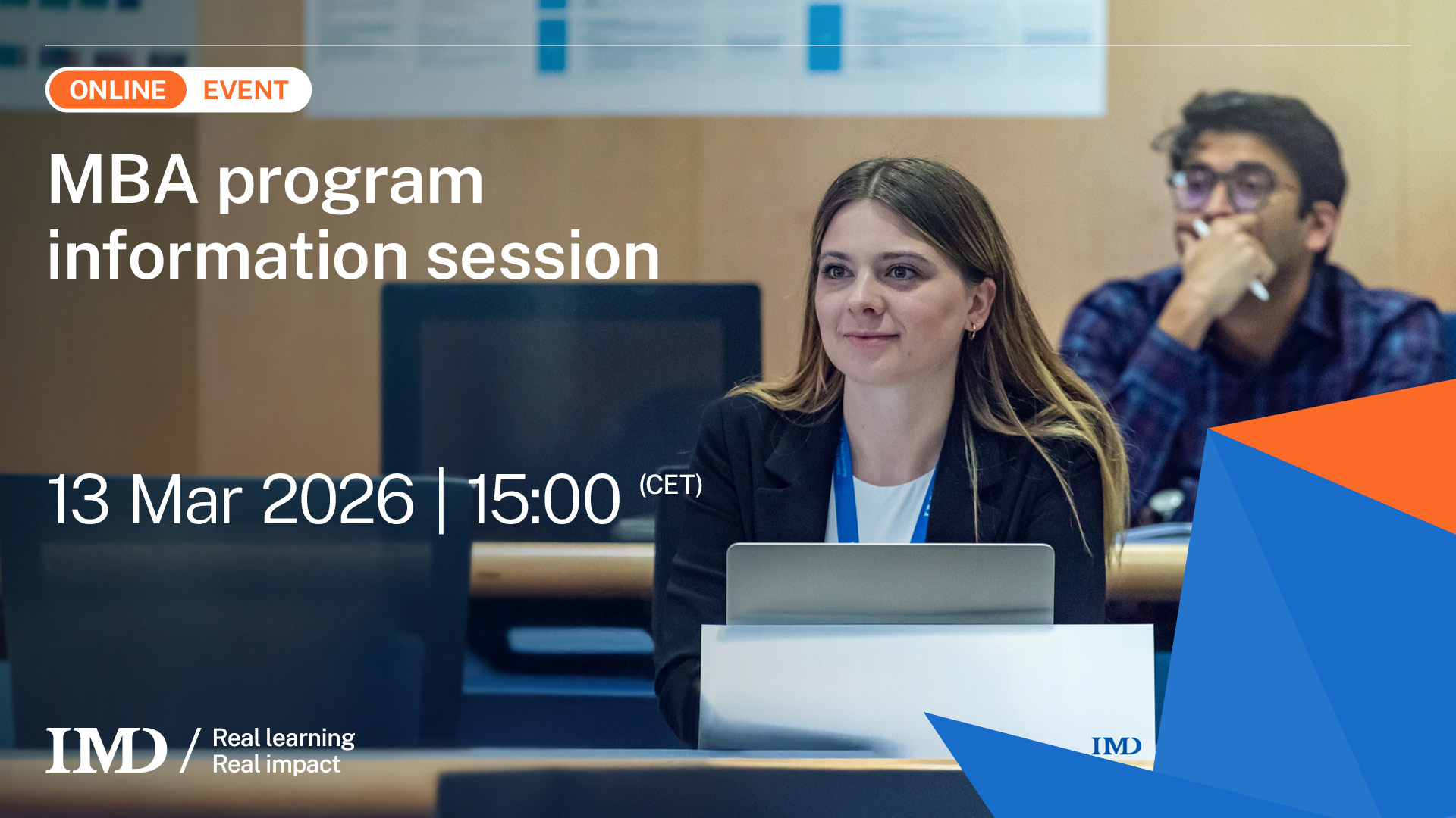 IMD program information session | 15 December 2026